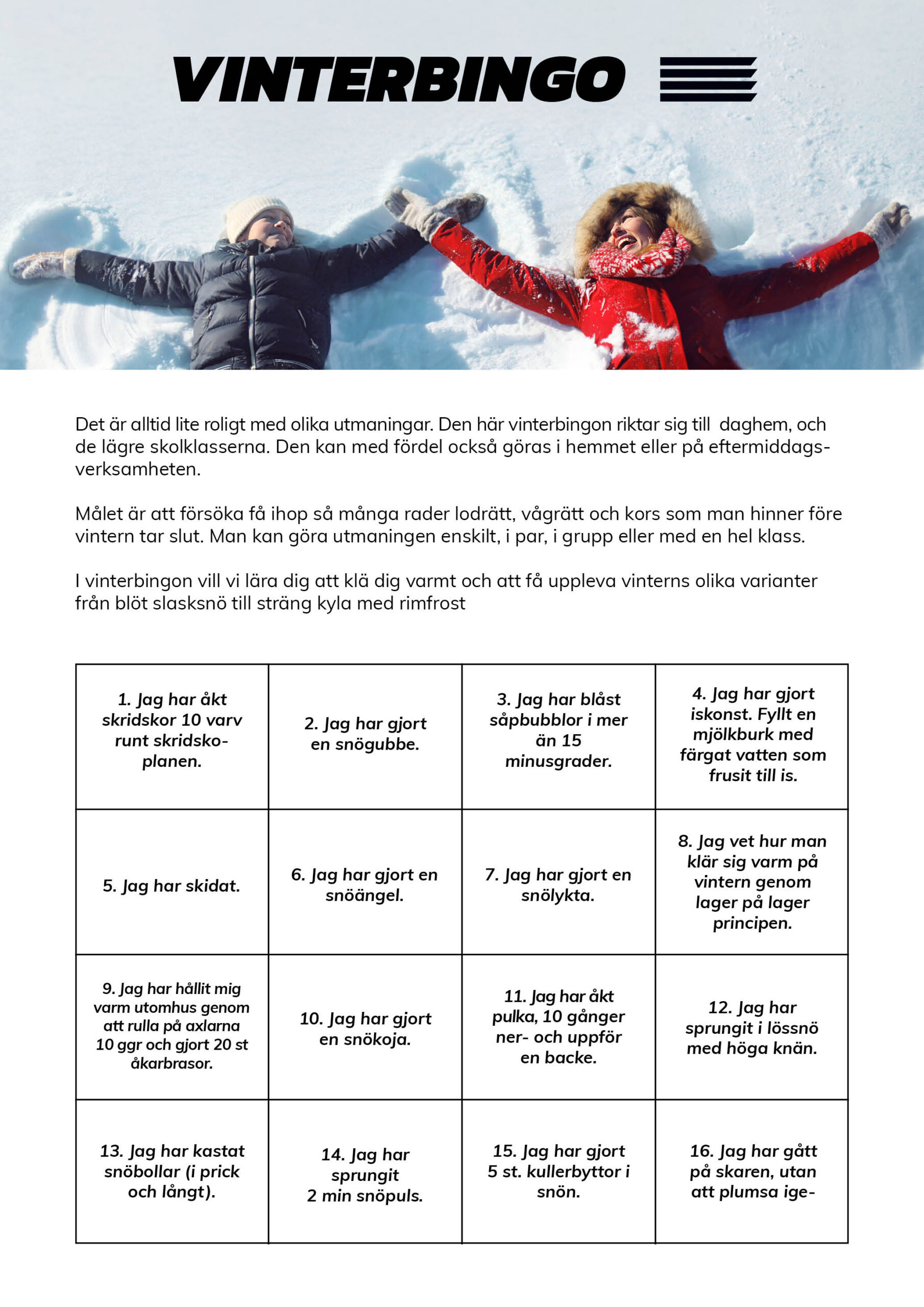 Vinterbingo | Finlands Svenska Idrott