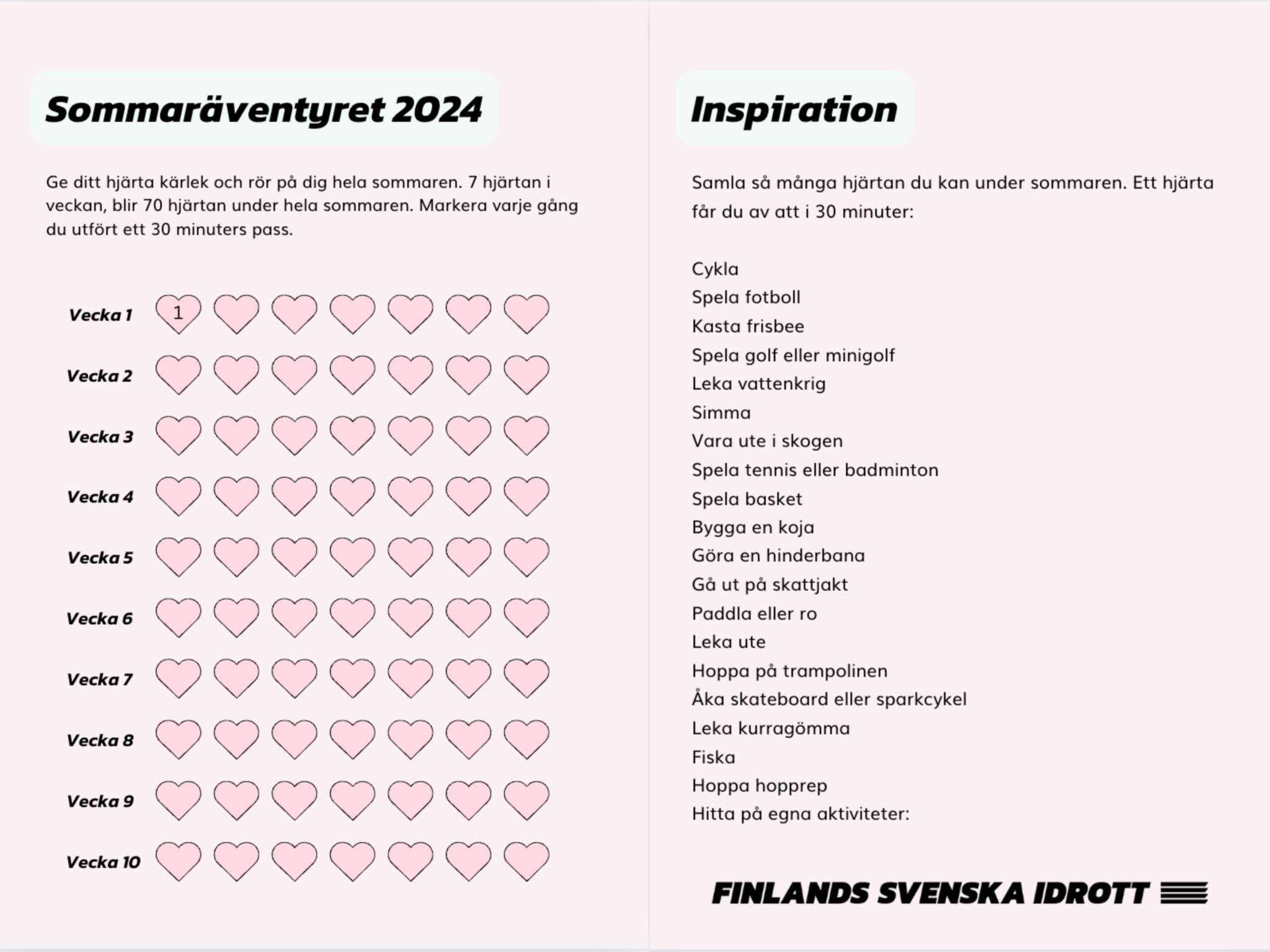 Finlands Svenska Idrotts sommaräventyr 2024 | Finlands Svenska Idrott
